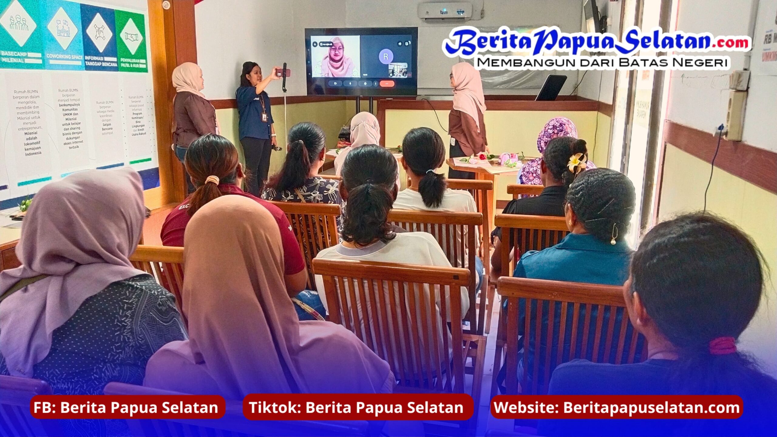 Rumah BUMN Merauke dan Elv Florist Latih UMKM Membuat Buket - BERITA ...