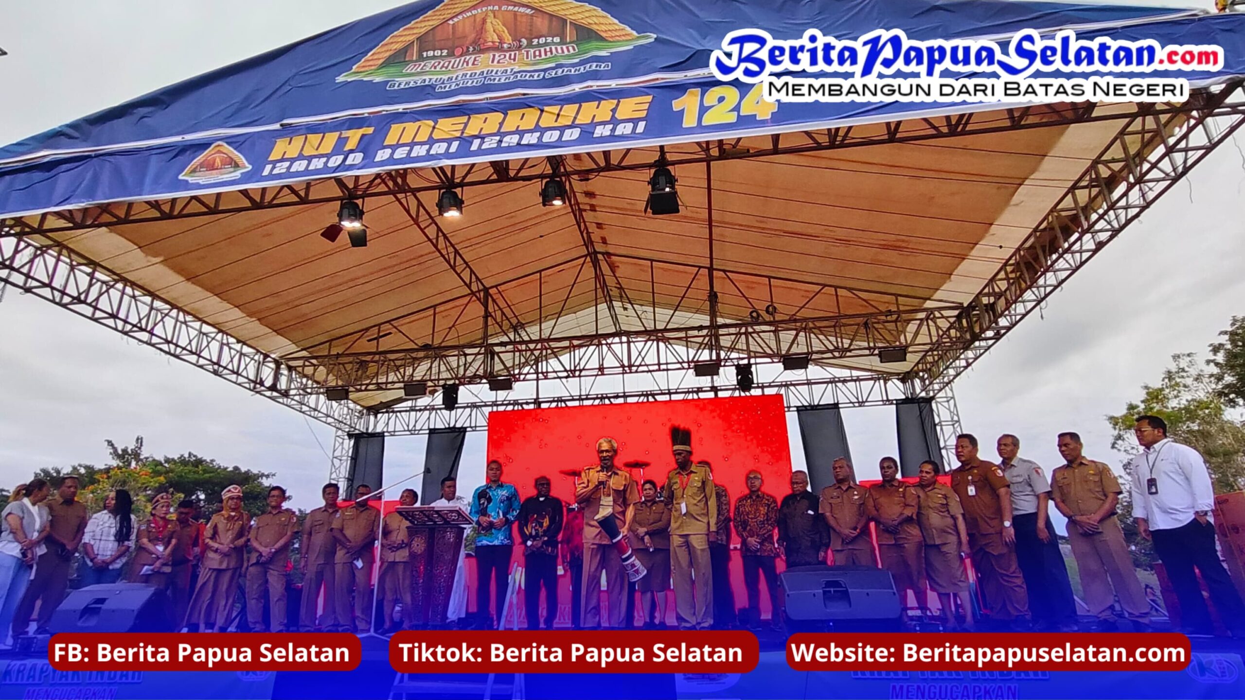 Pasar Malam dan Hiburan Hari Jadi Merauke ke - 124 Resmi Dibuka ...
