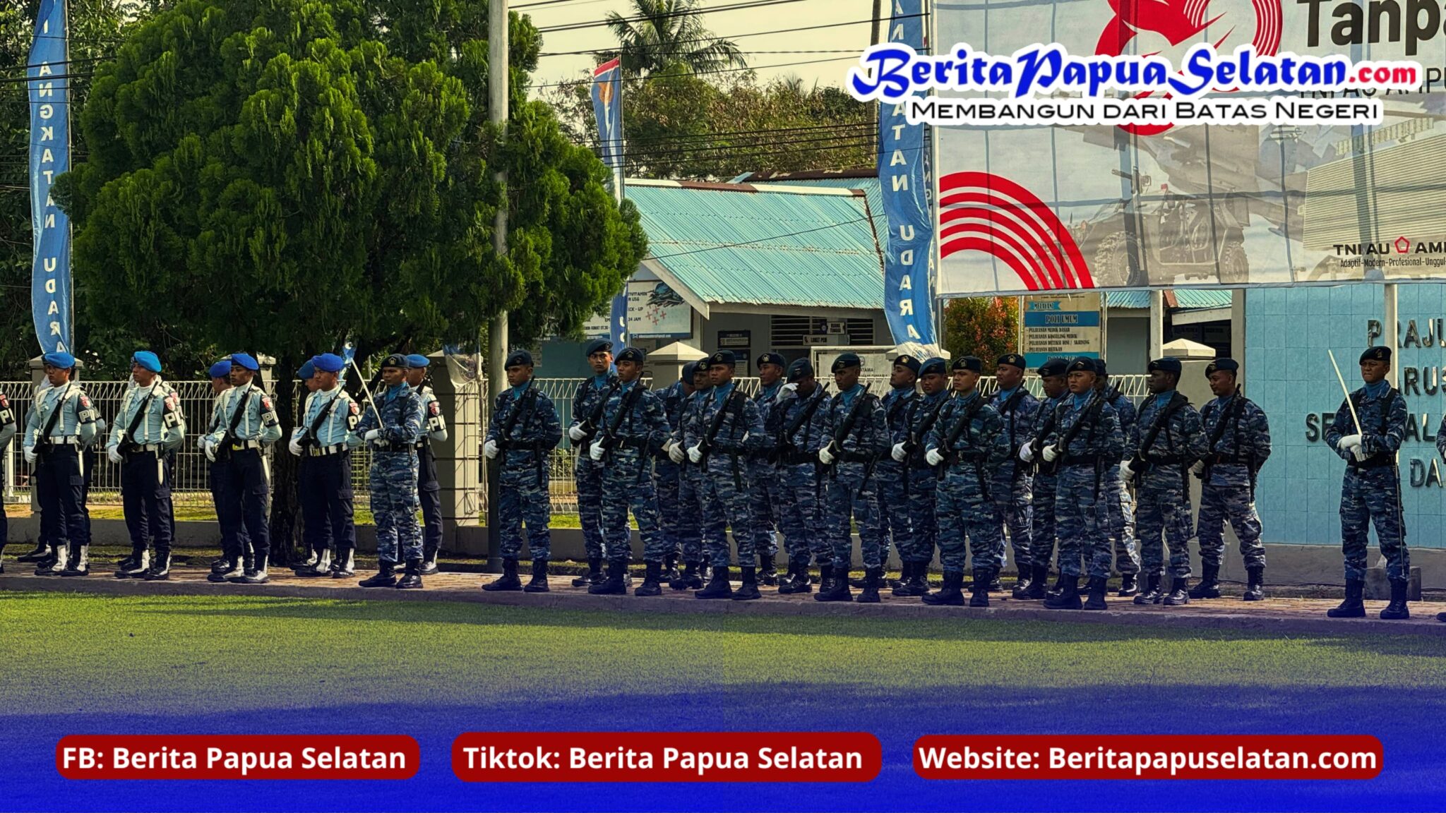 HUT ke-80 TNI AU di Lanud JA Dimara Berlangsung Khidmat - BERITA PAPUA ...